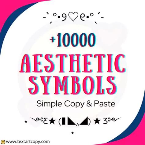 Aesthetic Text Symbols Copy And Paste For Text Decorationˏˋ°• ⁀ ღ
