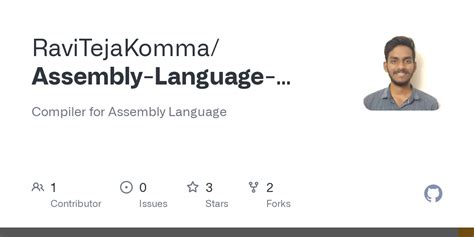 Github Ravitejakommaassembly Language Compiler Compiler For