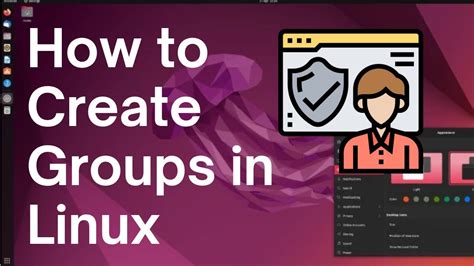 how to create groups in linux youtube