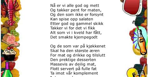 Gravid Mor Takk For Maten Sang