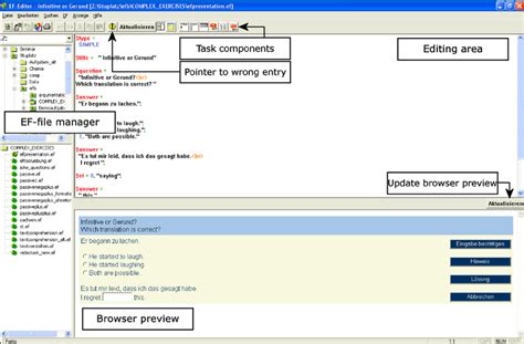 The Ef Editors User Interface Download Scientific Diagram