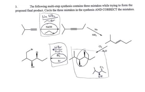 Answered The Following Multi Step Synthesis Bartleby