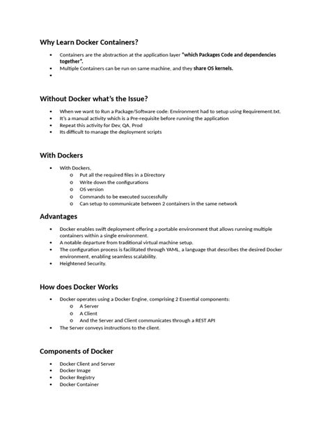 Docker Notes Pdf