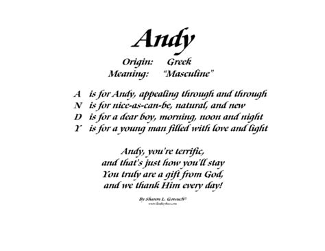 Andy Name