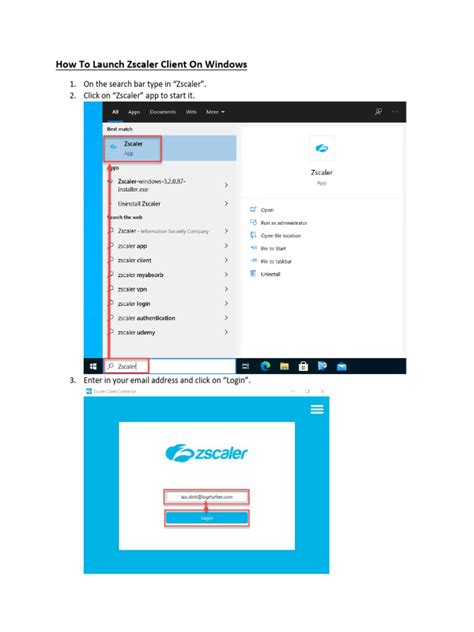 How To Launch Zscaler Client On Windows Pdf