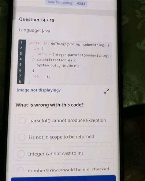 Time Remaining 03 53 Question 14 15 Language Studyx