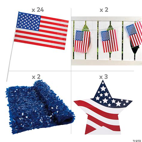 Patriotic Parade Float Decorating Kit 41 Pc