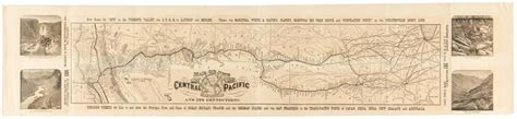Map Of The Central Pacific Railroad And Its Connections
