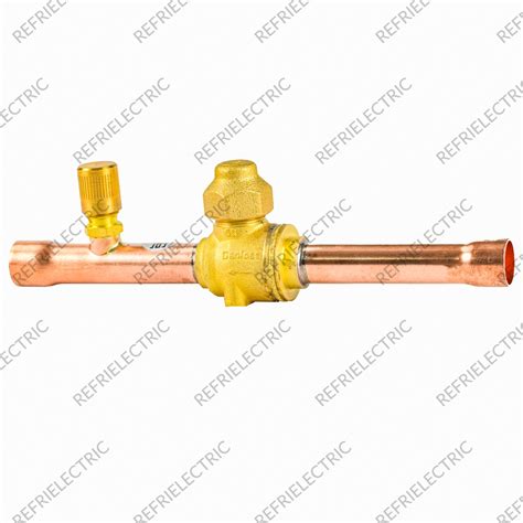 Danfoss Valvula Cierre Rapido Tipo Bola Con Gusanillo Gbc42s 15 8 Soldable Cobre Laton Bola