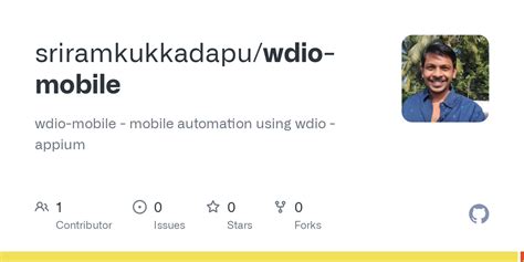 Github Sriramkukkadapu Wdio Mobile Wdio Mobile Mobile Automation Using Wdio Appium