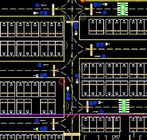 停车场设计平面图尺寸 停车位划线标准尺寸图 伤感说说吧
