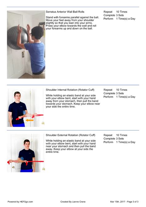 Scapular Stabilization Exercises Page Oahu Spine Rehab