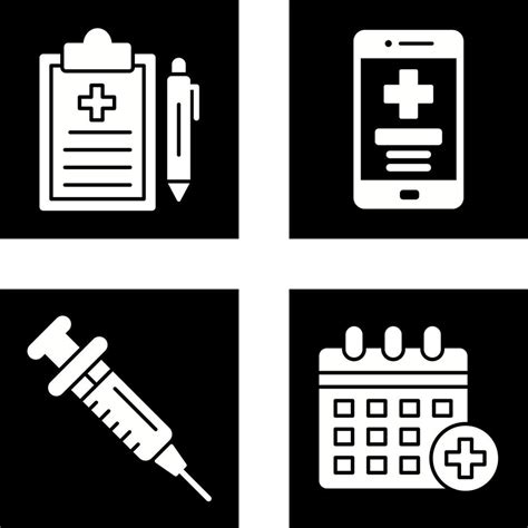 Medical Record And Medical App Icon 44663020 Vector Art At Vecteezy
