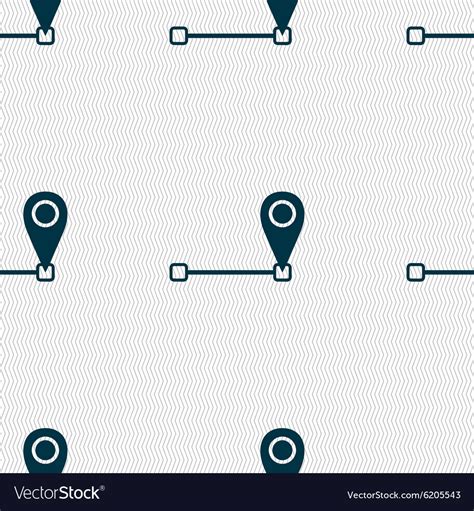 Map Pointer Icon Sign Seamless Abstract Background