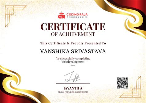 vanshika srivastava on linkedin internship codingrajatechnologies