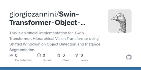 Github Giorgiozannini Swin Transformer Object Detection This Is An Official Implementation