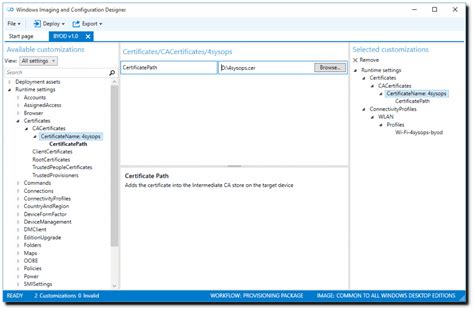 How To Configure Byod Devices With The Windows Imaging And Configuration Designer 4sysops