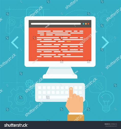 Vector Software Testing Concept Flat Style Stock Vector Royalty Free 247006216