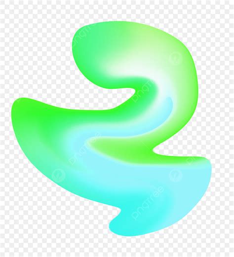Green Gradient Clipart Hd Png Blue Green Fluid Gradient Illustration