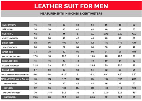 Motorcycle Race Suit Sizing Chart Motorcycle Race Suit Sizing Chart