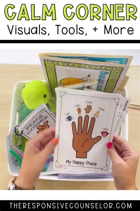 Calm Down Corner Lesson Centers Visuals And Lapbook For Regulation