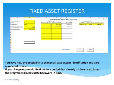 Ppt Fixed Asset Register Powerpoint Presentation Free Download Id