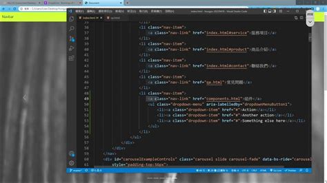 bootstrap dropdown下拉式選單 youtube