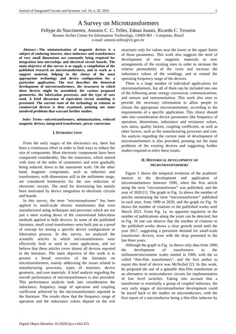 Pdf A Survey On Microtransformers