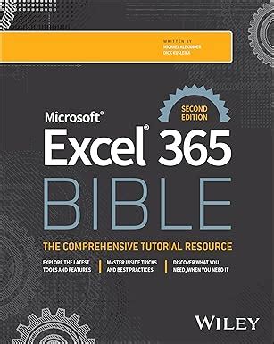 Microsoft Excel 365 Bible 2nd Edition Finelybook