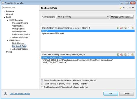 A Problem With Ledplay Example Processors Forum Processors Ti E2e Support Forums