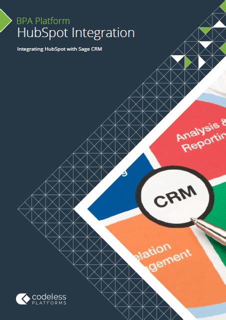 Hubspot Sage Crm Integration Point And Click Integration