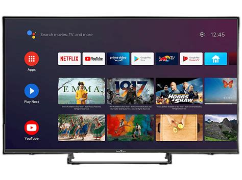 SMART TECH 43 Zoll Android 9.0 TV 43UA10V3 LED TV (Flat, 43 Zoll / 109 ...