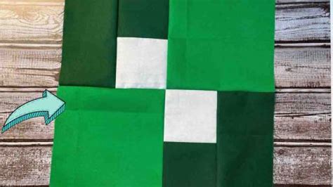 Four Patch Variation Quilt Block Tutorial DIY Joy