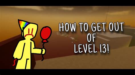 Apeirophobia Level 13 Map Glitch Youtube