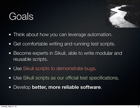 Automation Testing With Sikuli PPT