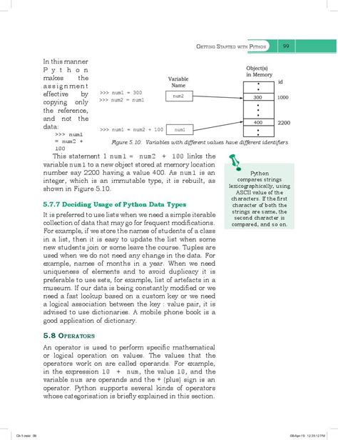 Rbse Book Class 11 Computer Science Chapter 5 Getting Started With Python Hindi English