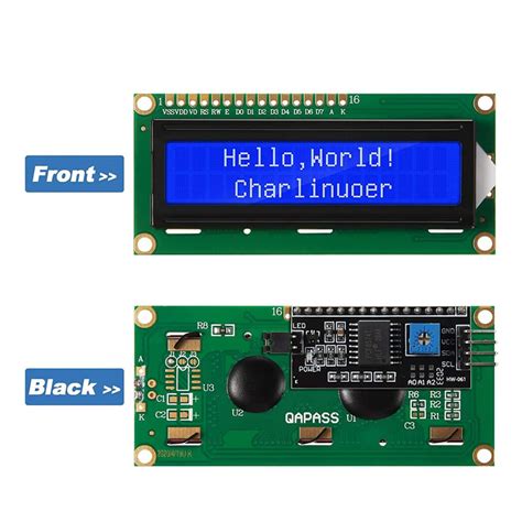 escudo de teclado lcd lcd1602 módulo lcd 1602 pantalla azul