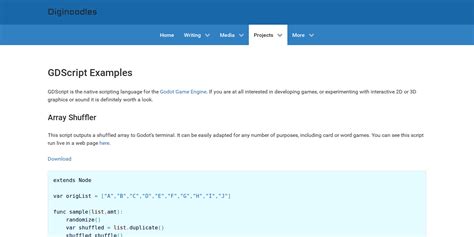 Gdscript Examples Diginoodles