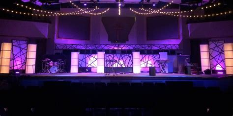 Tangled Sparkles Church Stage Design Ideas