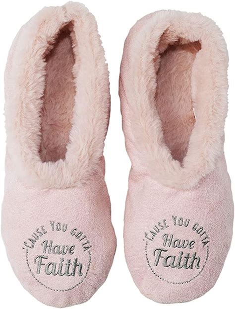 Faceplant Dreams Pink Furry Slipper Footsies Cause You Gotta Have Faith