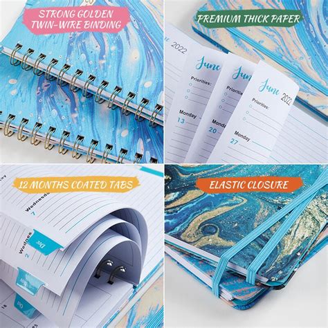 2022 A5 Plannercalendar Notebook Diary Weekly Age Vicedeal