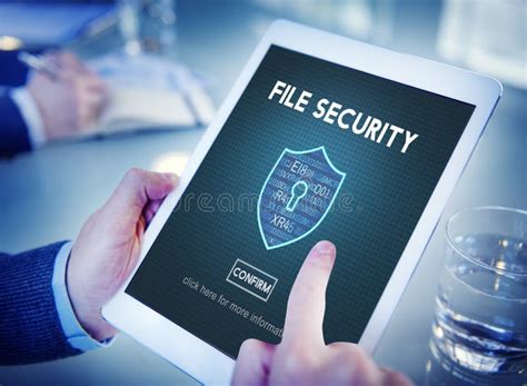 File Security Online Security Protection Concept Stock Image Image Of Browsing File