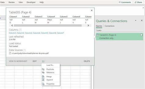 microsoft excel so importieren sie daten aus einer pdf datei