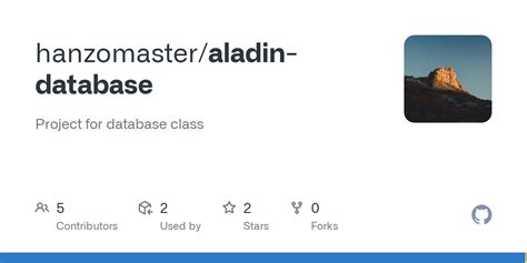 Github Hanzomasteraladin Database Project For Database Class