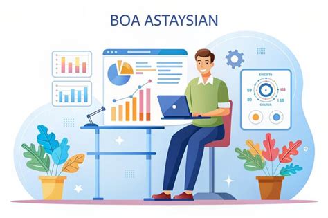 Biostatistician Vector Flat Style Analysis Premium Ai Generated Image