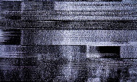 Glitch Art Scan Line As Old Tv Monitor Effect Stock Illustration