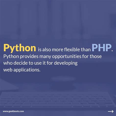 Python Vs Php For Web Development Geekboots
