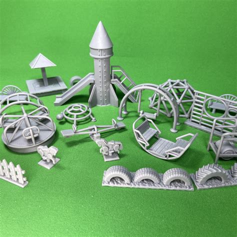 3d Printable Soviet Playground By Tiny Furniture