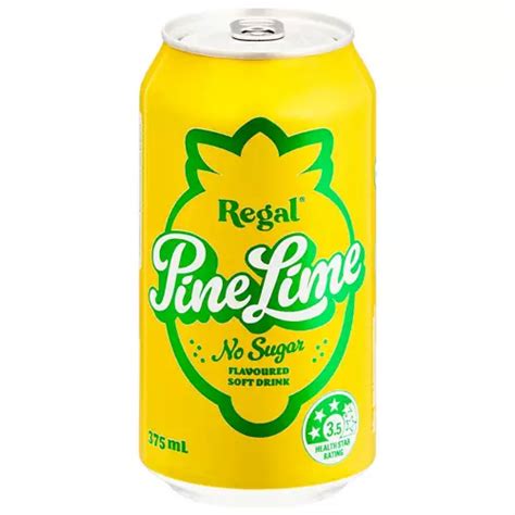 Pine Lime No Sugar 12 Pack 375ml