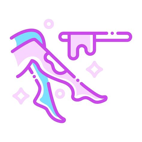 왁싱 일러스트 디자인 뷰티 디자인 프리미엄 벡터